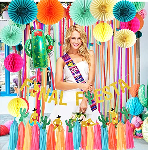 Final Fiesta Bachelorette Party Decorations Fiesta Bridal Shower Final Fiesta Banner Mexican Fiesta Theme Party Decor Mexico Hen Party Supplies Decor