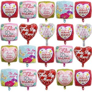 happy mother’s day balloons party decorations supplies – 18pcs mother’s day best mom ever mom day foil balloons for happy mothers day birthday party decorations supplies