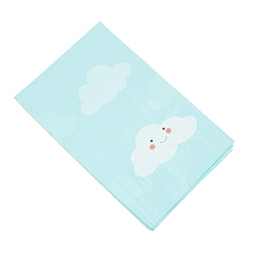 BLUE PANDA Cloud Party Table Covers for Kids Birthday (54 x 108 in, 3 Pack)