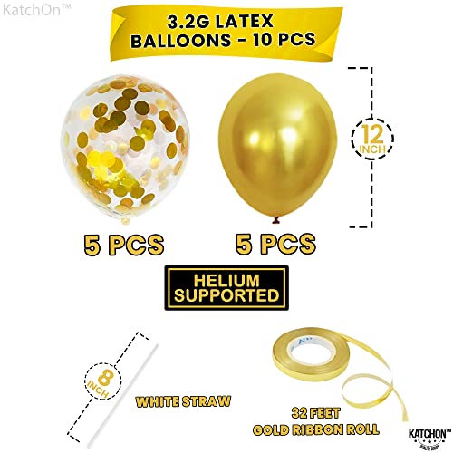 We Are So Proud of You Balloons - 16 Inch | Gold We Are So Proud of You Banner with Confetti Balloons | Gold Graduation Party Decorations 2023 | Graduation Balloons, College Graduation Decorations