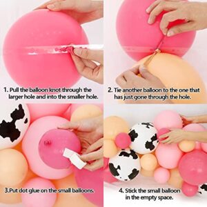 Cow Balloon Garland Kit Print Head Farm Animals Farm Animal Themed Party Decoration