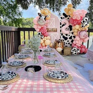 Cow Balloon Garland Kit Print Head Farm Animals Farm Animal Themed Party Decoration