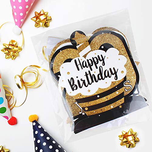 LINGTEER Happy 13th Birthday Table Honeycomb Centerpieces Cheers to 13th Birthday Thirteen Years Old Party Table Decorations Gift Sign.