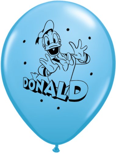 Pioneer Party Group Officially Licensed Disney 12-Inch Latex Balloons, Mickey and Pals Assorted Colors, 6-Count