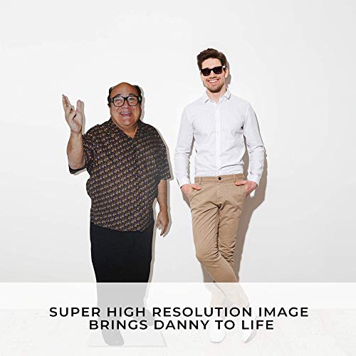 Lifesize Cardboard Cutout Poster Standee | Give This Life Size Standup Merch As Gift to Any Fan | Perfect for Parties, Events, Photobooth Prop, and in Your Room (Danny Devito 2)