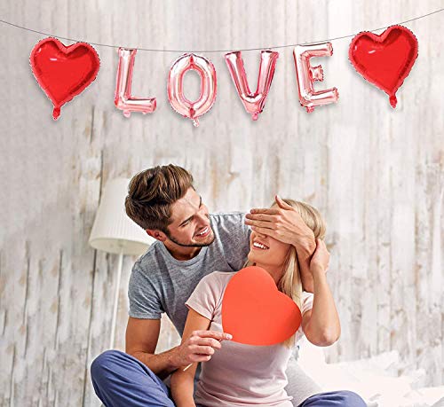 LOVE balloons, Valentine's Day balloon decoration, Valentine's Day, wedding, engagement balloon decoration, Valentine's Day party decoration, Valentine's Day party supplies