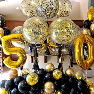 40inch Gold Number 50 Balloon Party Festival Decorations 50th Birthday Anniversary Jumbo foil Helium Balloons Party Supplies Props for Photos