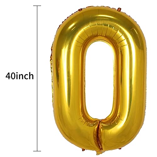 40inch Gold Number 50 Balloon Party Festival Decorations 50th Birthday Anniversary Jumbo foil Helium Balloons Party Supplies Props for Photos