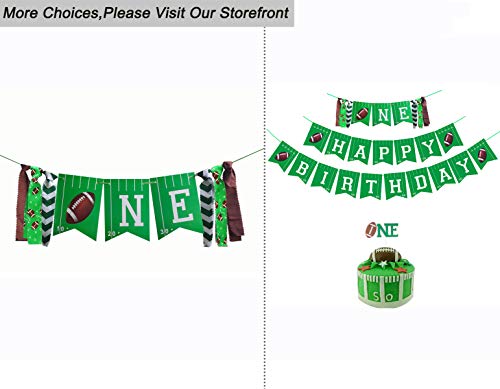 Football Happy Birthday Banner,Football Birthday Party Bunting Banner, Happy Birthday Sports Party Decorations