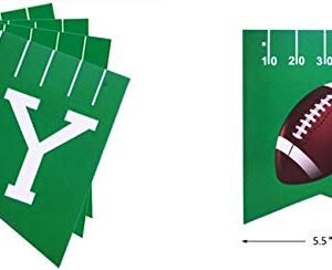 Football Happy Birthday Banner,Football Birthday Party Bunting Banner, Happy Birthday Sports Party Decorations