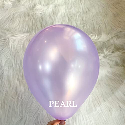 Pateeha Purple Balloon Garland Arch Kit 140 Pcs Purple Baby Shower Decorations for Girl Butterfly Sticker White Lavender Latex Balloons for Birthday Bridal Shower Wedding Decorations