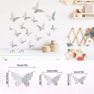 Lavender and Silver Balloon Garland Kit - BLOOMWIN Butterfly Theme Purple Balloon Arch Kit for Girl Baby Shower Women Bridal Shower Party Decorations - Purple and Silver Decorations for Birthday Party