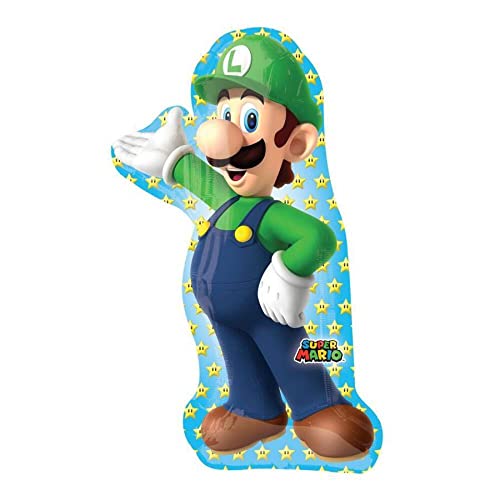 Anagram 38" Luigi Foil Balloon, Multicolor