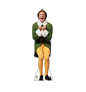 advanced graphics buddy the elf excited life size cardboard cutout standup – elf (2003 film)