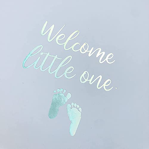 FUNNY PARTY PIECES Baby Shower Guest Book - Welcome Little One - Baby Book Keepsake Memory Idea for The Mummy to Be