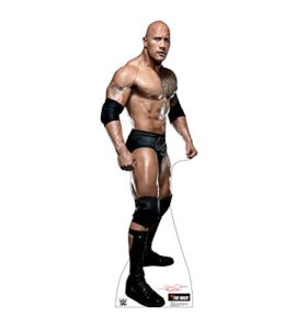 cardboard people the rock life size cardboard cutout standup – wwe