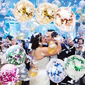 Multicolor Confetti Balloons - 12 Inch Latex Balloons Wedding Birthday Baby Shower Christmas Party Supplies Decorations 32 Pcs