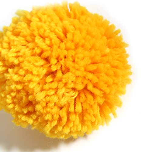 10 Pcs Large Yarn Pom Poms-3 Inch Made to Order Acrylic Yarn Balls for Hats Or Party Decorations-DIY Craft Pompoms (Mixed, 3inch)