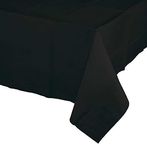 Creative Converting Black Paper Tablecloths, 3 ct