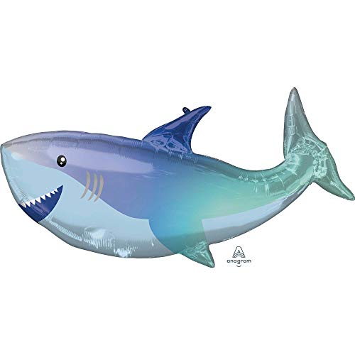 Anagram 38" Shark Foil Balloon, Multicolor,41225-01