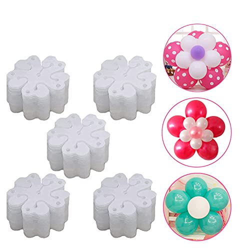 50pack Balloon Clips Balloon Flower Clips Reusable Balloon Clip For Arch,Balloons In Sufficient Quantity Balloon Decorating Tool For Birthday,Wedding,Baby Shower