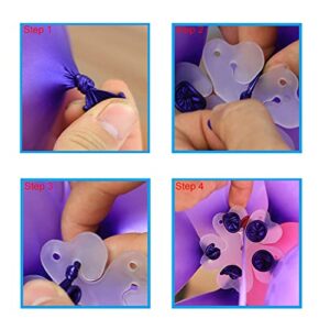 50pack Balloon Clips Balloon Flower Clips Reusable Balloon Clip For Arch,Balloons In Sufficient Quantity Balloon Decorating Tool For Birthday,Wedding,Baby Shower