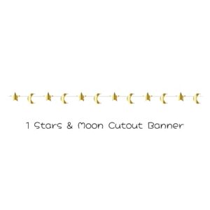 Oojami 3pk Ramadan Eid Mubarak Table Cover Includes 1 Crescent and Star Banner, Ideal for Ramadan and Eid (Blue)