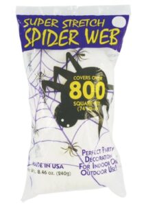 spider web decoration standard