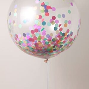 Clear balloons for Stuffing Large Balloons 24 Inch Translucent Balloon 5 Jumbo Balloons Giant Globe Strong Latex Big Round Balloon Decorating Wedding, Baby Shower, Birthday Party Helium Quality