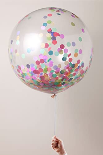 Clear balloons for Stuffing Large Balloons 24 Inch Translucent Balloon 5 Jumbo Balloons Giant Globe Strong Latex Big Round Balloon Decorating Wedding, Baby Shower, Birthday Party Helium Quality