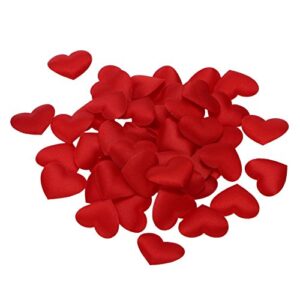 500 Pcs Heart Shape Petals Wedding Valentines Decoration Party Supply (Red)