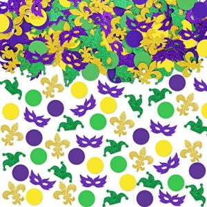 200pcs mardi gras confetti mardi gras table decorations mardi gras decorations mardi gras party decor supplies