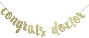 congrats doctor banner, doctor graduation decor, rn graduation sign, md graduation garland