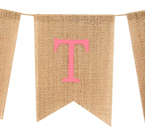 Baby Gender Reveal Party Supplies - Burlap Banner for Gender Reveal,Perfect Gender Reveal Ideas Theme, Boy or Girl Banner for Party Decorations, Unique Baby Shower Ideas (Touchdowns OR Tutus Banner)