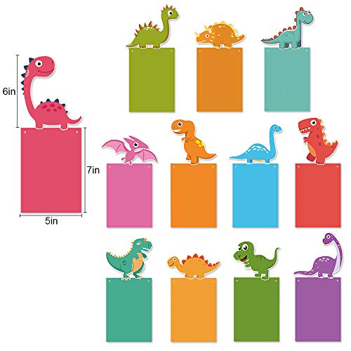 Dinosaur Photo Banner Decorations - Dinosaur Themed Baby Birthday Party Supplies Ornaments for Baby Shower Birthday Decoration 2pcs