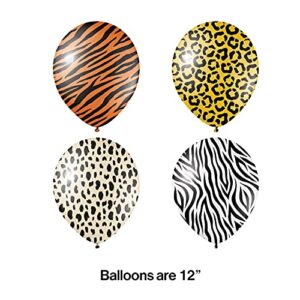 Animal Print Balloons, 15 ct