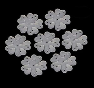 kissmi 100 pcs flower shape balloon clips holder,for wedding birthdayparty decoration