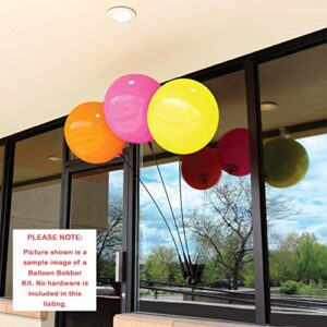 Balloon Bobber - Seamed Reusable Helium Free Replacement Balloons (5-Pack) - Plastic Outdoor Balloons