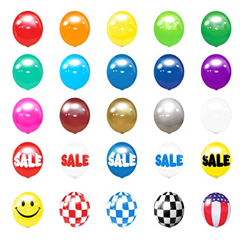 Balloon Bobber - Seamed Reusable Helium Free Replacement Balloons (5-Pack) - Plastic Outdoor Balloons