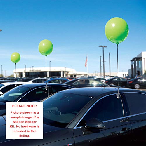 Balloon Bobber - Seamed Reusable Helium Free Replacement Balloons (5-Pack) - Plastic Outdoor Balloons