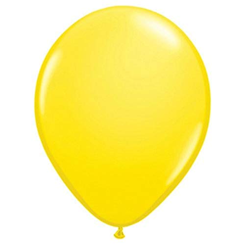 Qualatex 43609 Yellow Latex Balloons, 5", Yellow, Pack of 100