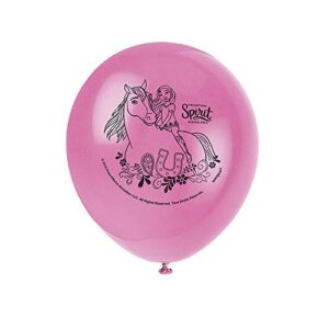 Unique Industries Spirit Riding Free Latex Balloons - 12" | Assorted Colors | 8 Pcs