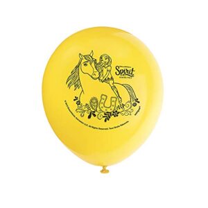 Unique Industries Spirit Riding Free Latex Balloons - 12" | Assorted Colors | 8 Pcs