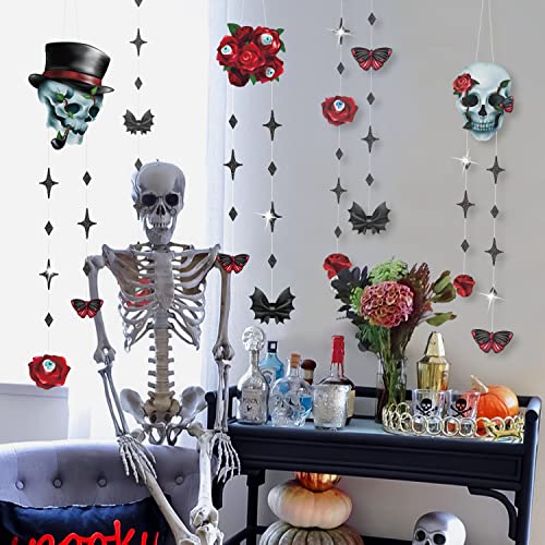 Halloween Pirate Skull Garlands for Halloween Party Decorations Hanging Decoration Banner