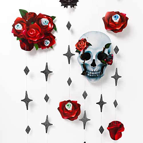 Halloween Pirate Skull Garlands for Halloween Party Decorations Hanging Decoration Banner