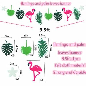 Flamingo Party Decorations, Hawaiian Party Supplies Flamingo Honeycomb Ball Paper Lanterns Tissue Paper Fan for Luau Birthday Tropical Bachelorette Party (Yellow/Green/Pink)