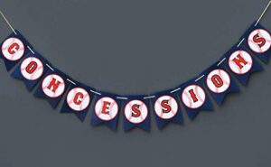 boston creative company baseball concessions banner concession sign baseball decor baseball happy birthday banner baseball themed pennant banner