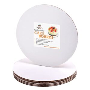 9" Round Coated Cakeboard, 12 ct