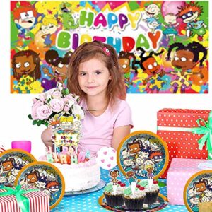 Rugrats Party Supplies Plates Decorations Balloons Cake Topper Backdrop Banner Birthday Set Decor