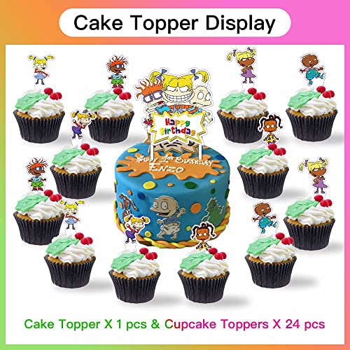 Rugrats Party Supplies Plates Decorations Balloons Cake Topper Backdrop Banner Birthday Set Decor